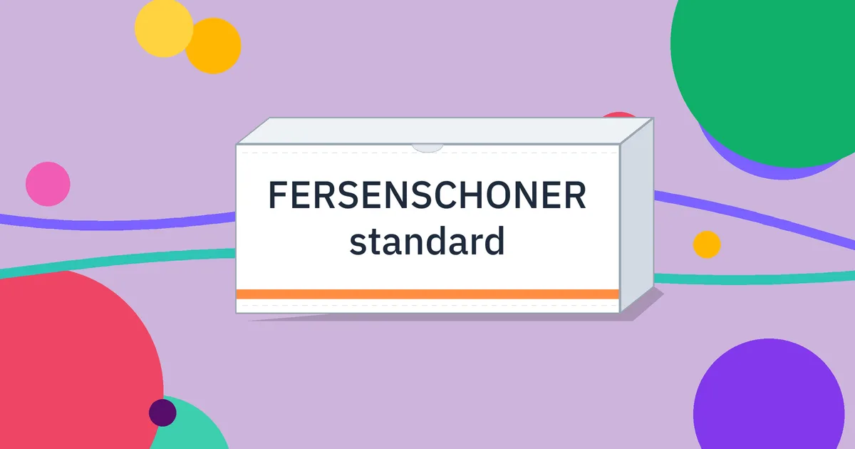 Symbolbild: Packung mit der Aufschrift FERSENSCHONER standard (PZN 00176041) – Verfügbarkeit und Bezug in Apotheken in Frankfurt am Main