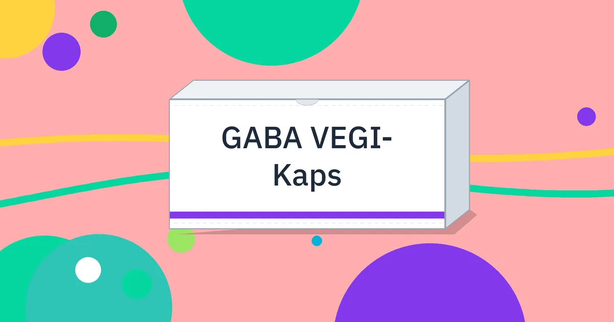 Symbolbild: Packung mit der Aufschrift GABA VEGI-Kaps (PZN 13882504) – Verfügbarkeit und Bezug in Apotheken in Frankfurt am Main