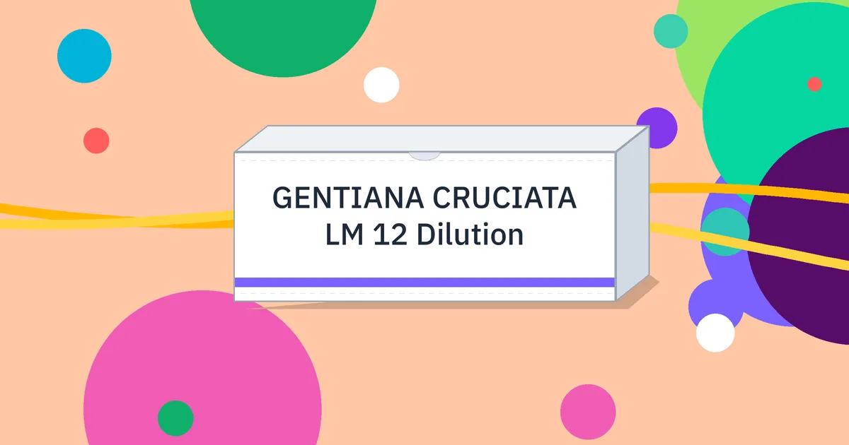 Symbolbild: Packung mit der Aufschrift GENTIANA CRUCIATA LM 12 Dilution (PZN 13499917) – Verfügbarkeit und Bezug in Apotheken in Frankfurt am Main