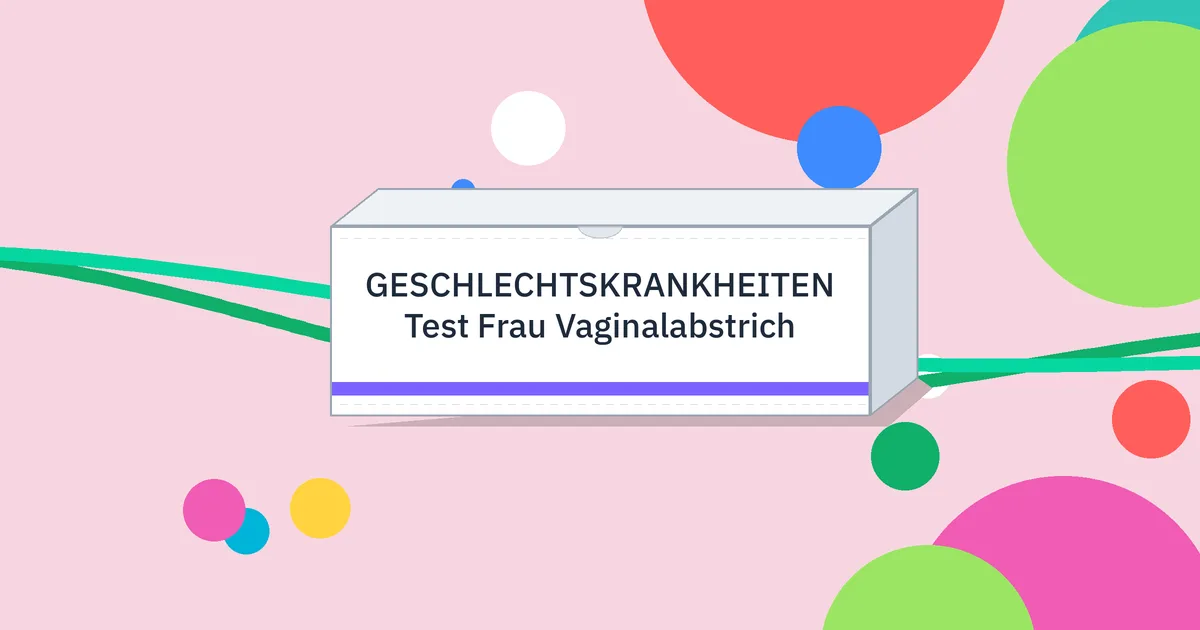Symbolbild: Packung mit der Aufschrift GESCHLECHTSKRANKHEITEN Test Frau Vaginalabstrich (PZN 18672438) – Verfügbarkeit und Bezug in Apotheken in Frankfurt am Main