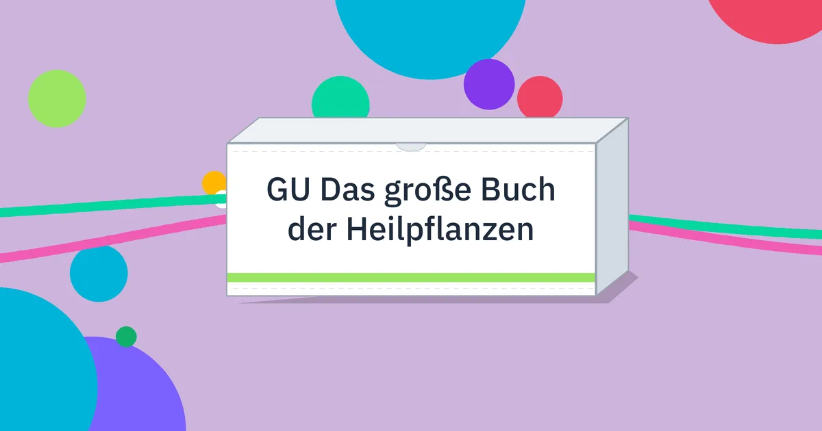 Symbolbild: Packung mit der Aufschrift GU Das große Buch der Heilpflanzen (PZN 17062175) – Verfügbarkeit und Bezug in Apotheken in Frankfurt am Main