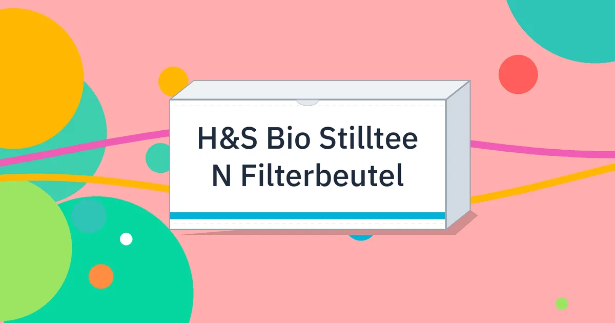 Symbolbild: Packung mit der Aufschrift H&S Bio Stilltee N Filterbeutel (PZN 13649860) – Verfügbarkeit und Bezug in Apotheken in Frankfurt am Main