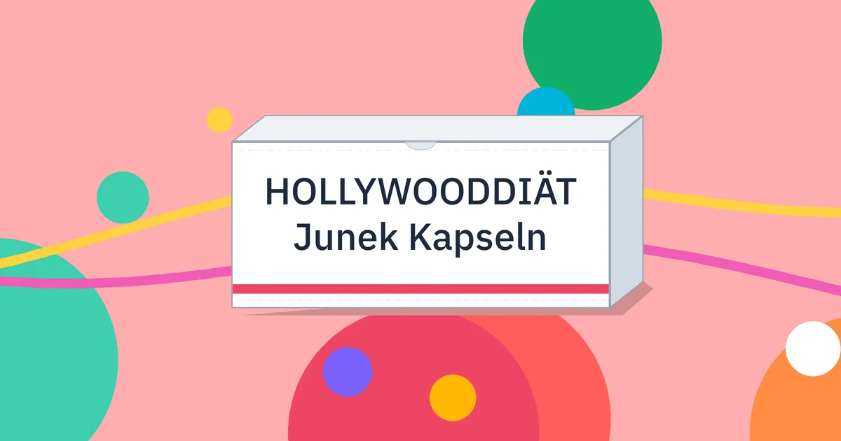 Symbolbild: Packung mit der Aufschrift HOLLYWOODDIÄT Junek Kapseln (PZN 03492788) – Verfügbarkeit und Bezug in Apotheken in Frankfurt am Main