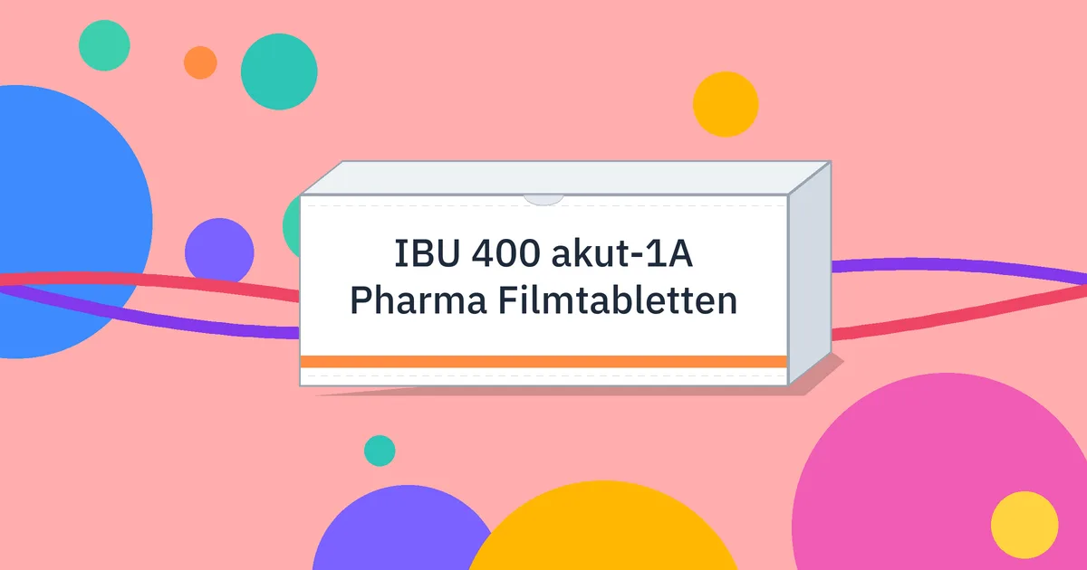 Symbolbild: Packung mit der Aufschrift IBU 400 akut-1A Pharma Filmtabletten (PZN 02013194) – Verfügbarkeit und Bezug in Apotheken in Frankfurt am Main