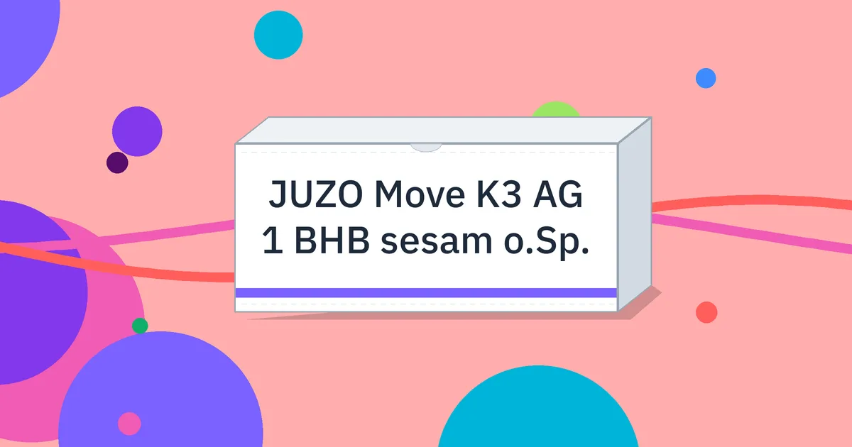 Symbolbild: Packung mit der Aufschrift JUZO Move K3 AG 1 BHB sesam o.Sp. (PZN 18577651) – Verfügbarkeit und Bezug in Apotheken in Frankfurt am Main