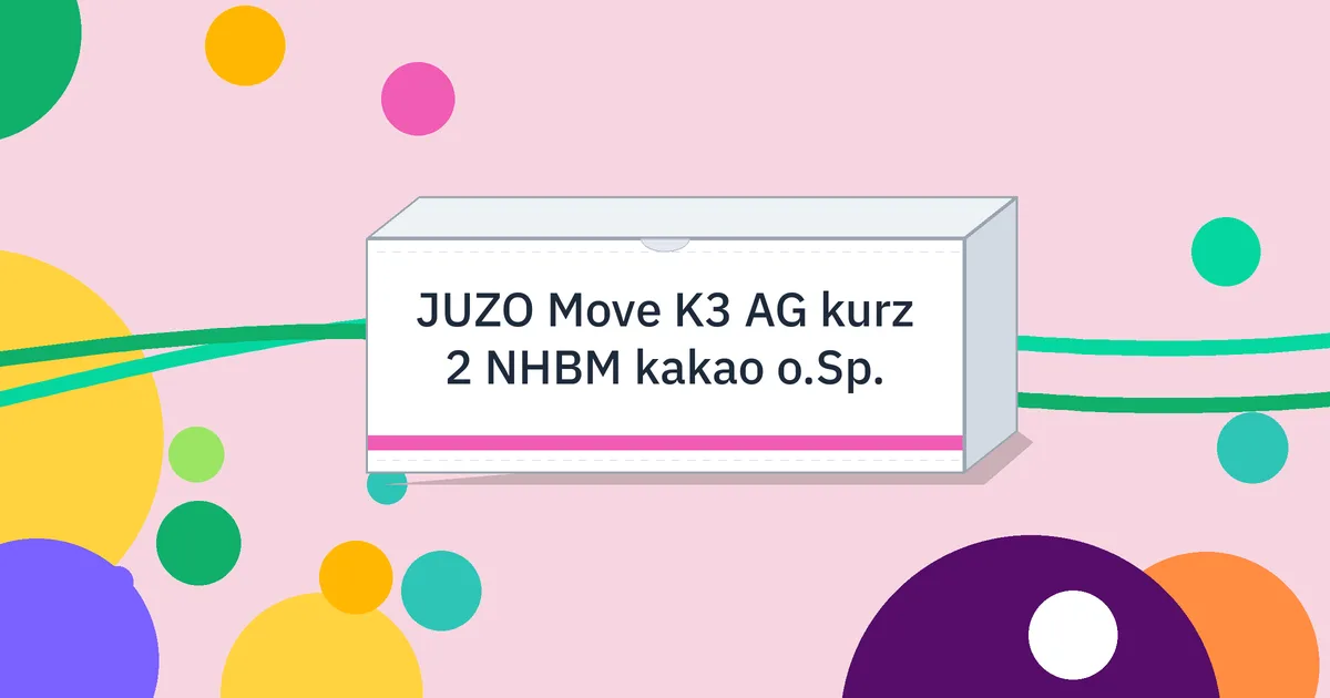 Symbolbild: Packung mit der Aufschrift JUZO Move K3 AG kurz 2 NHBM kakao o.Sp. (PZN 18592679) – Verfügbarkeit und Bezug in Apotheken in Frankfurt am Main