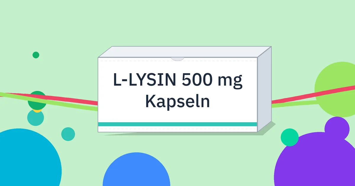 Symbolbild: Packung mit der Aufschrift L-LYSIN 500 mg Kapseln (PZN 09238401) – Verfügbarkeit und Bezug in Apotheken in Frankfurt am Main