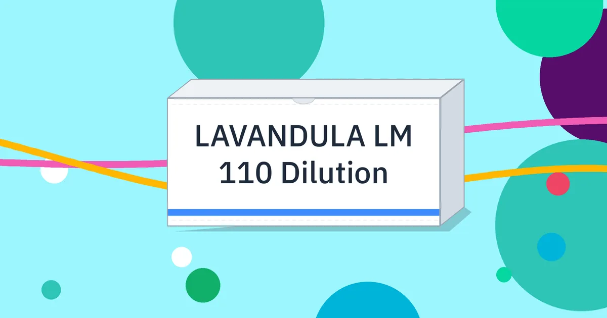 Symbolbild: Packung mit der Aufschrift LAVANDULA LM 110 Dilution (PZN 12930069) – Verfügbarkeit und Bezug in Apotheken in Frankfurt am Main