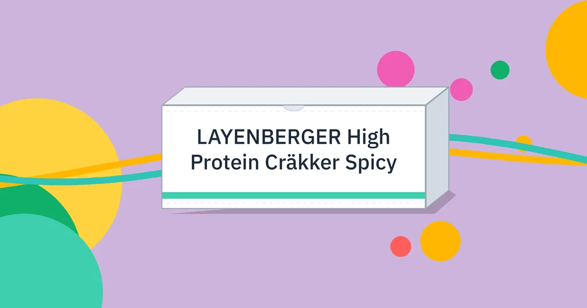 Symbolbild: Packung mit der Aufschrift LAYENBERGER High Protein Cräkker Spicy (PZN 17579429) – Verfügbarkeit und Bezug in Apotheken in Frankfurt am Main