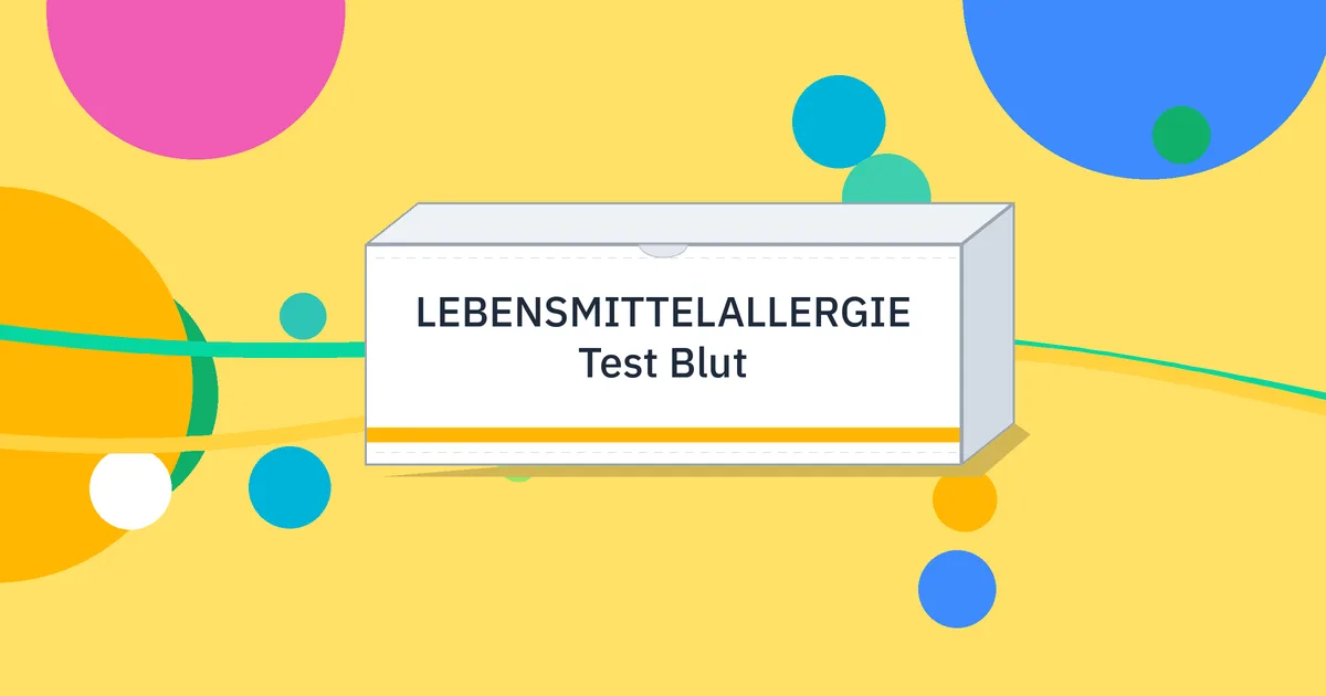 Symbolbild: Packung mit der Aufschrift LEBENSMITTELALLERGIE Test Blut (PZN 19971456) – Verfügbarkeit und Bezug in Apotheken in Frankfurt am Main