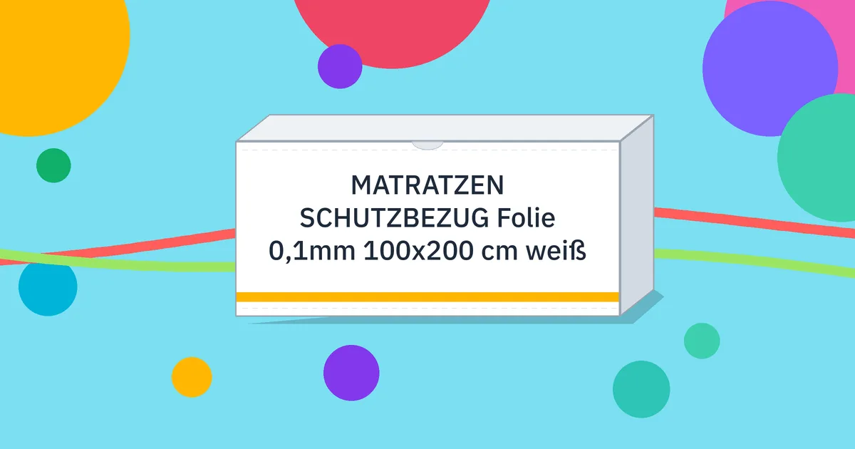 Symbolbild: Packung mit der Aufschrift MATRATZEN SCHUTZBEZUG Folie 0,1mm 100x200 cm weiß (PZN 03818244) – Verfügbarkeit und Bezug in Apotheken in Frankfurt am Main