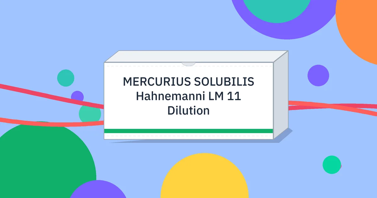 Symbolbild: Packung mit der Aufschrift MERCURIUS SOLUBILIS Hahnemanni LM 11 Dilution (PZN 12954058) – Verfügbarkeit und Bezug in Apotheken in Frankfurt am Main