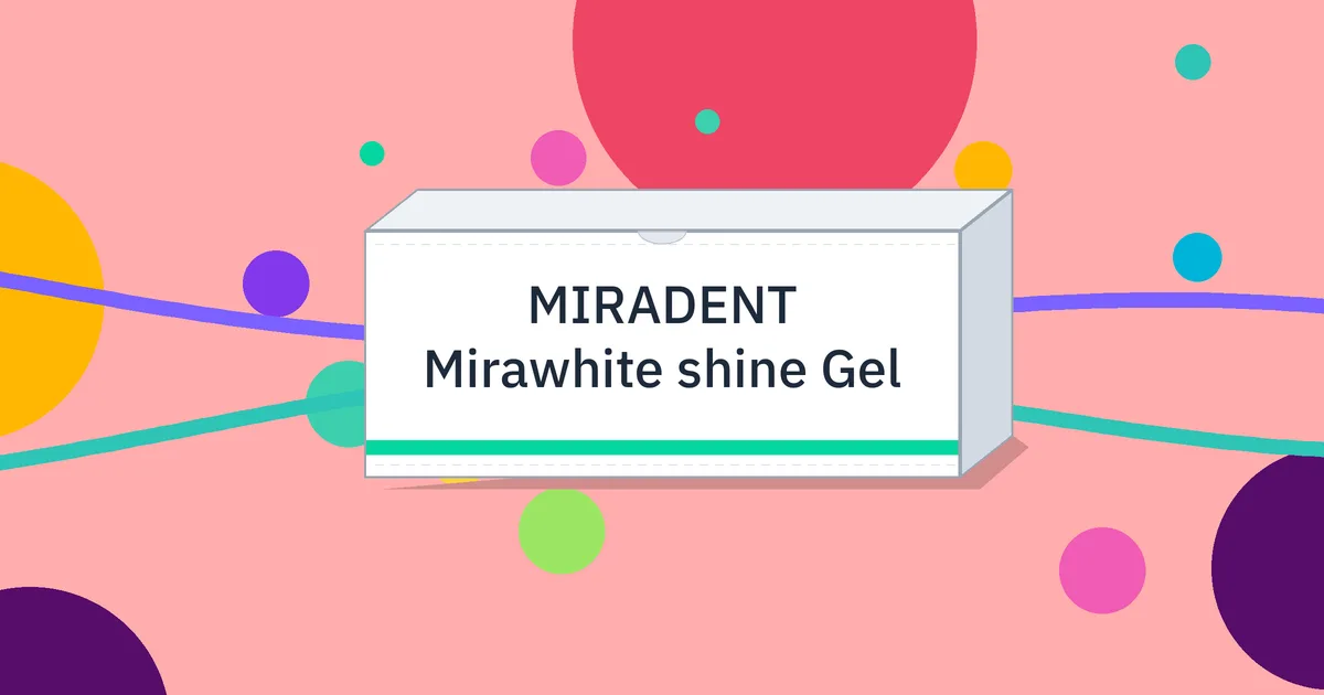 Symbolbild: Packung mit der Aufschrift MIRADENT Mirawhite shine Gel (PZN 12500854) – Verfügbarkeit und Bezug in Apotheken in Frankfurt am Main