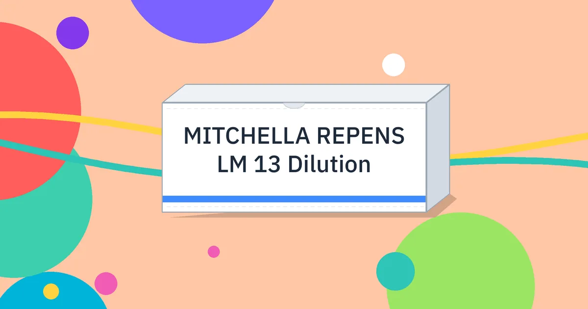 Symbolbild: Packung mit der Aufschrift MITCHELLA REPENS LM 13 Dilution (PZN 13609346) – Verfügbarkeit und Bezug in Apotheken in Frankfurt am Main