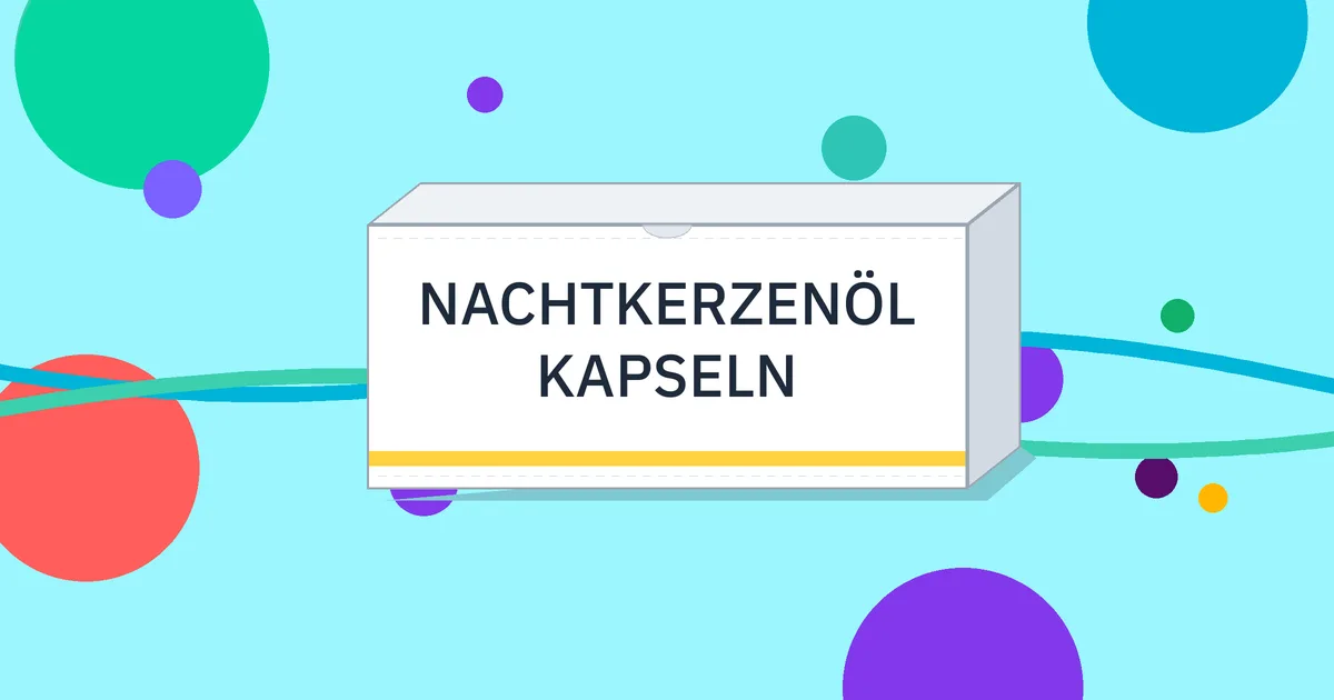 Symbolbild: Packung mit der Aufschrift NACHTKERZENÖL KAPSELN (PZN 14040546) – Verfügbarkeit und Bezug in Apotheken in Frankfurt am Main