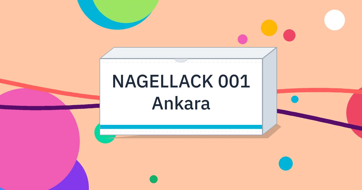 Symbolbild: Packung mit der Aufschrift NAGELLACK 001 Ankara (PZN 10849825) – Verfügbarkeit und Bezug in Apotheken in Frankfurt am Main