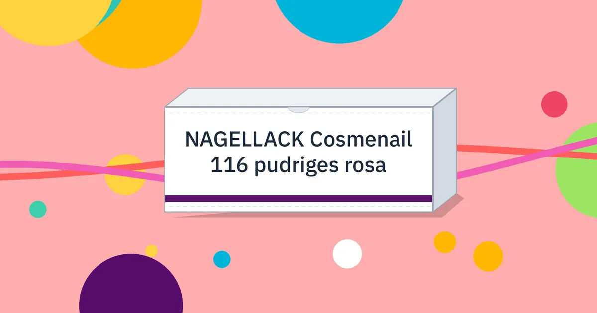 Symbolbild: Packung mit der Aufschrift NAGELLACK Cosmenail 116 pudriges rosa (PZN 11688241) – Verfügbarkeit und Bezug in Apotheken in Frankfurt am Main