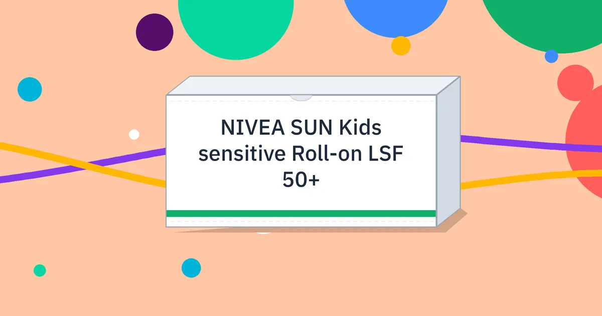 Symbolbild: Packung mit der Aufschrift NIVEA SUN Kids sensitive Roll-on LSF 50+ (PZN 15460641) – Verfügbarkeit und Bezug in Apotheken in Frankfurt am Main