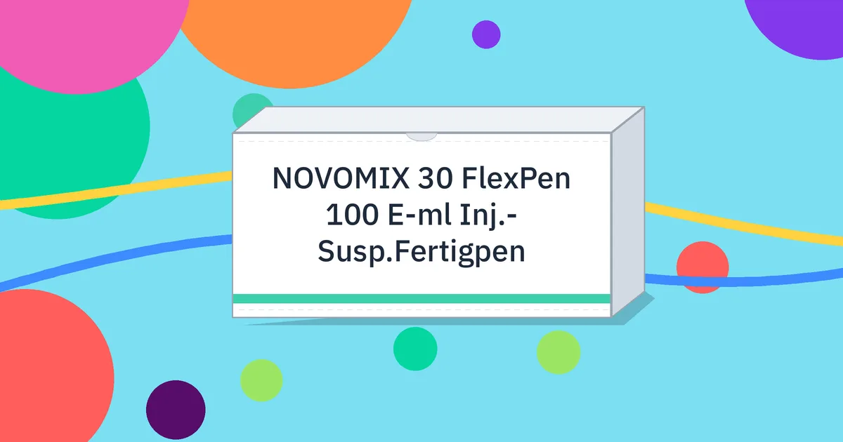 Symbolbild: Packung mit der Aufschrift NOVOMIX 30 FlexPen 100 E-ml Inj.-Susp.Fertigpen (PZN 20290371) – Verfügbarkeit und Bezug in Apotheken in Frankfurt am Main