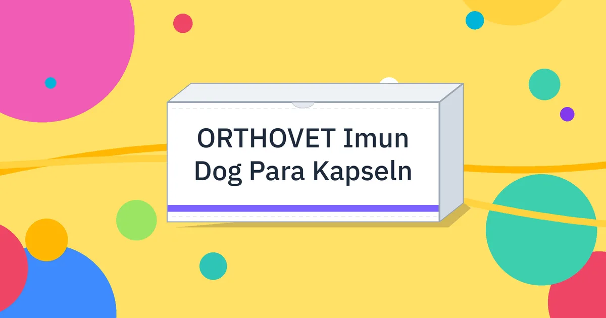 Symbolbild: Packung mit der Aufschrift ORTHOVET Imun Dog Para Kapseln (PZN 14320317) – Verfügbarkeit und Bezug in Apotheken in Frankfurt am Main