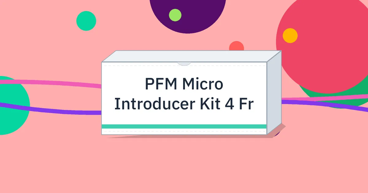 Symbolbild: Packung mit der Aufschrift PFM Micro Introducer Kit 4 Fr (PZN 11165709) – Verfügbarkeit und Bezug in Apotheken in Frankfurt am Main