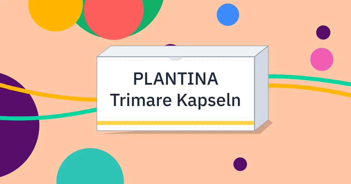 Symbolbild: Packung mit der Aufschrift PLANTINA Trimare Kapseln (PZN 17216164) – Verfügbarkeit und Bezug in Apotheken in Frankfurt am Main