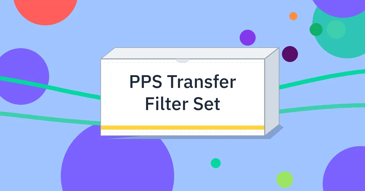 Symbolbild: Packung mit der Aufschrift PPS Transfer Filter Set (PZN 13872983) – Verfügbarkeit und Bezug in Apotheken in Frankfurt am Main