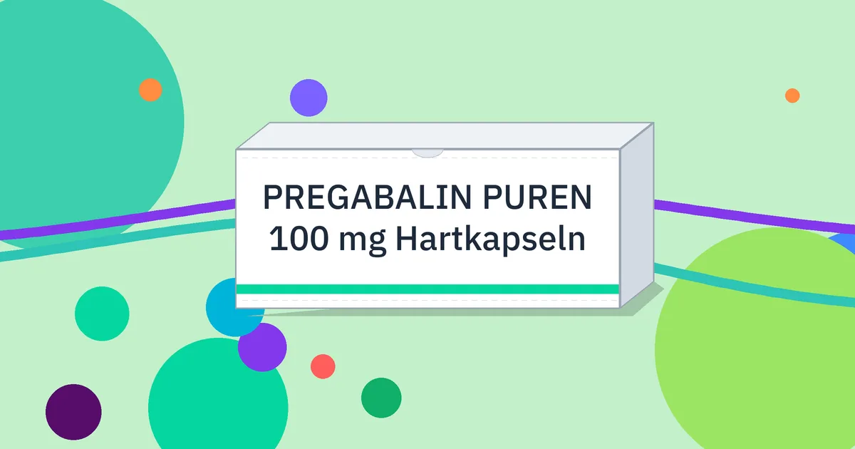 Symbolbild: Packung mit der Aufschrift PREGABALIN PUREN 100 mg Hartkapseln (PZN 12436524) – Verfügbarkeit und Bezug in Apotheken in Frankfurt am Main