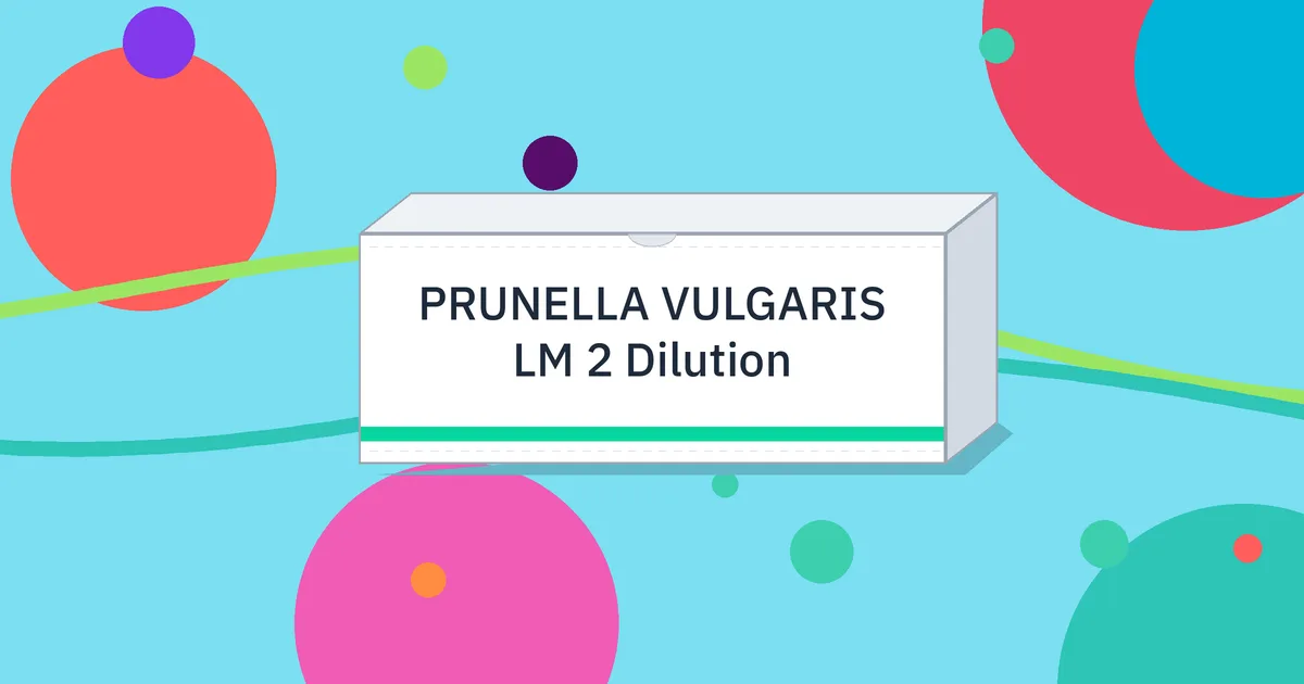 Symbolbild: Packung mit der Aufschrift PRUNELLA VULGARIS LM 2 Dilution (PZN 13668797) – Verfügbarkeit und Bezug in Apotheken in Frankfurt am Main