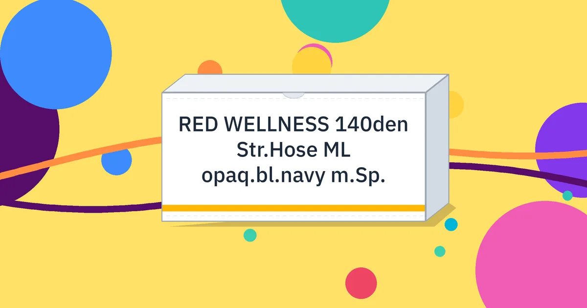 Symbolbild: Packung mit der Aufschrift RED WELLNESS 140den Str.Hose ML opaq.bl.navy m.Sp. (PZN 16176209) – Verfügbarkeit und Bezug in Apotheken in Frankfurt am Main