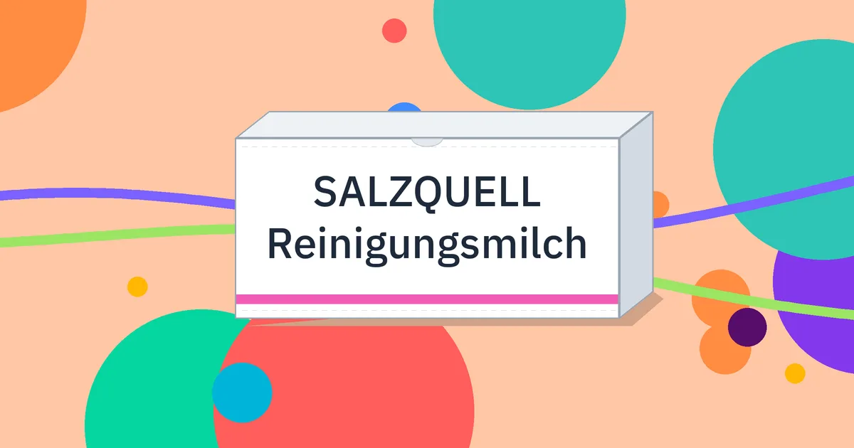Symbolbild: Packung mit der Aufschrift SALZQUELL Reinigungsmilch (PZN 13503317) – Verfügbarkeit und Bezug in Apotheken in Frankfurt am Main