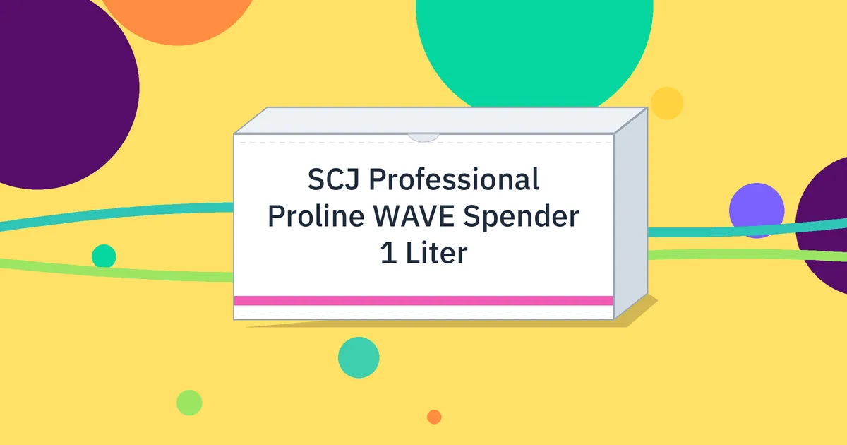 Symbolbild: Packung mit der Aufschrift SCJ Professional Proline WAVE Spender 1 Liter (PZN 18747685) – Verfügbarkeit und Bezug in Apotheken in Frankfurt am Main