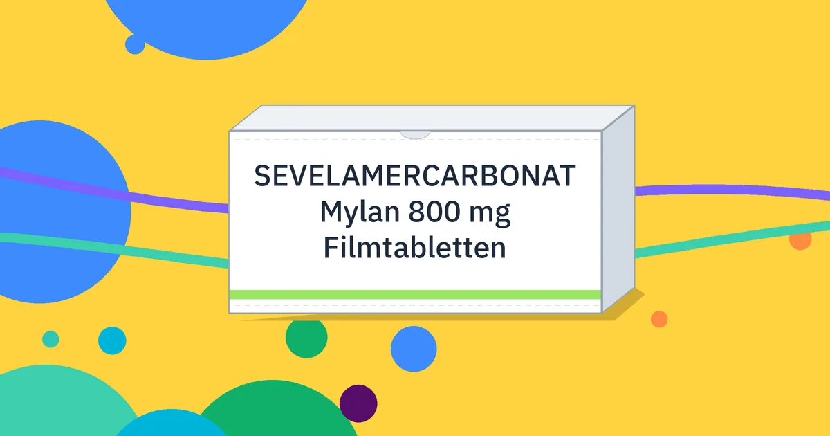 Symbolbild: Packung mit der Aufschrift SEVELAMERCARBONAT Mylan 800 mg Filmtabletten (PZN 11549522) – Verfügbarkeit und Bezug in Apotheken in Frankfurt am Main