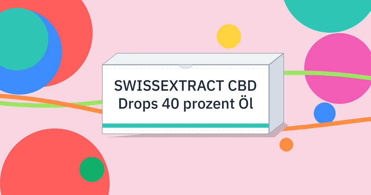 Symbolbild: Packung mit der Aufschrift SWISSEXTRACT CBD Drops 40 prozent Öl (PZN 20695004) – Verfügbarkeit und Bezug in Apotheken in Frankfurt am Main