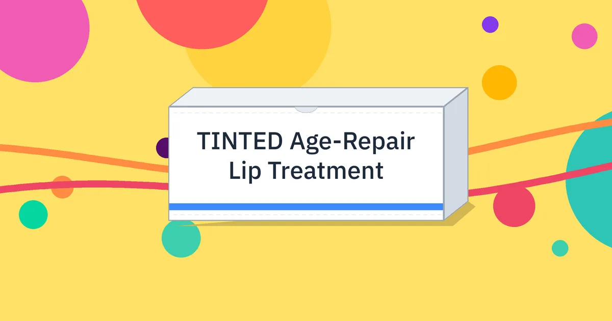 Symbolbild: Packung mit der Aufschrift TINTED Age-Repair Lip Treatment (PZN 17886545) – Verfügbarkeit und Bezug in Apotheken in Frankfurt am Main