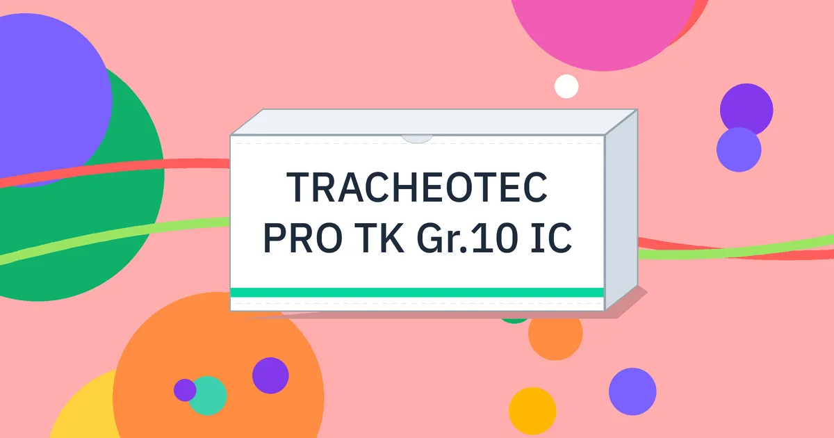 Symbolbild: Packung mit der Aufschrift TRACHEOTEC PRO TK Gr.10 IC (PZN 14285495) – Verfügbarkeit und Bezug in Apotheken in Frankfurt am Main
