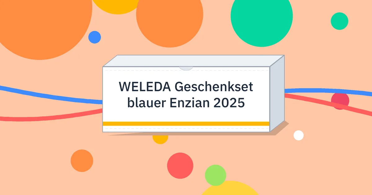 Symbolbild: Packung mit der Aufschrift WELEDA Geschenkset blauer Enzian 2025 (PZN 19733834) – Verfügbarkeit und Bezug in Apotheken in Frankfurt am Main