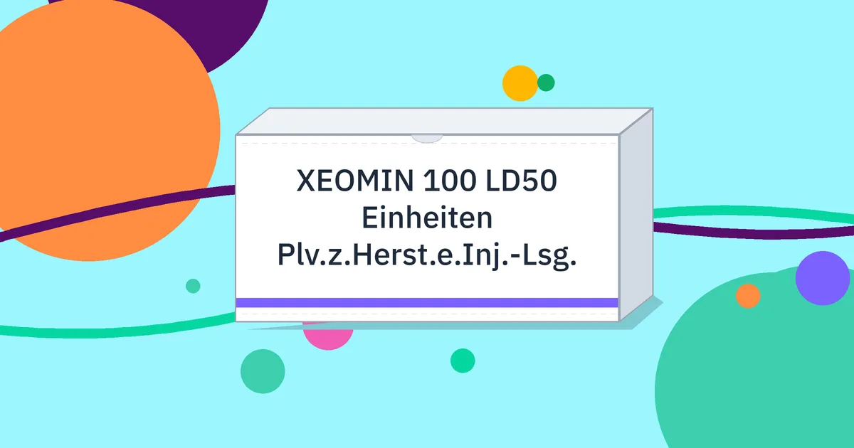 Symbolbild: Packung mit der Aufschrift XEOMIN 100 LD50 Einheiten Plv.z.Herst.e.Inj.-Lsg. (PZN 08873070) – Verfügbarkeit und Bezug in Apotheken in Frankfurt am Main