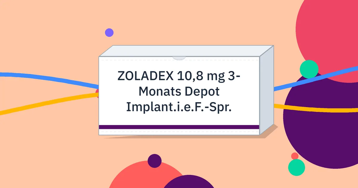Symbolbild: Packung mit der Aufschrift ZOLADEX 10,8 mg 3-Monats Depot Implant.i.e.F.-Spr. (PZN 20392344) – Verfügbarkeit und Bezug in Apotheken in Frankfurt am Main