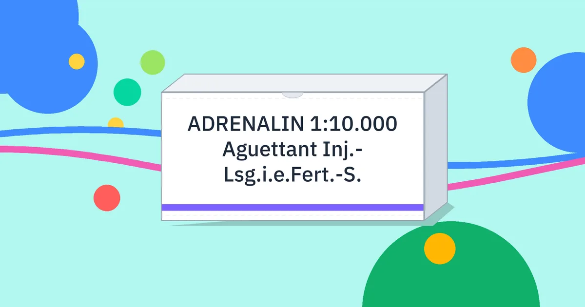 Symbolbild: Packung mit der Aufschrift ADRENALIN 1:10.000 Aguettant Inj.-Lsg.i.e.Fert.-S. (PZN 11587480) – Verfügbarkeit und Bezug in Apotheken in Frankfurt am Main