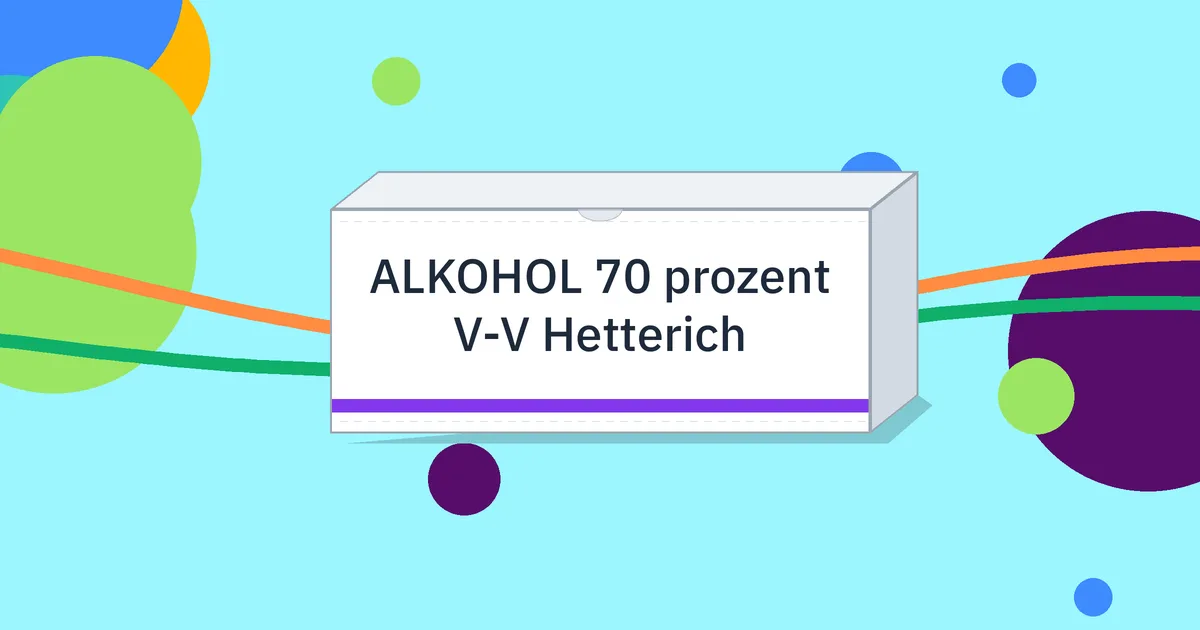 Symbolbild: Packung mit der Aufschrift ALKOHOL 70 prozent V-V Hetterich (PZN 04769660) – Verfügbarkeit und Bezug in Apotheken in Frankfurt am Main