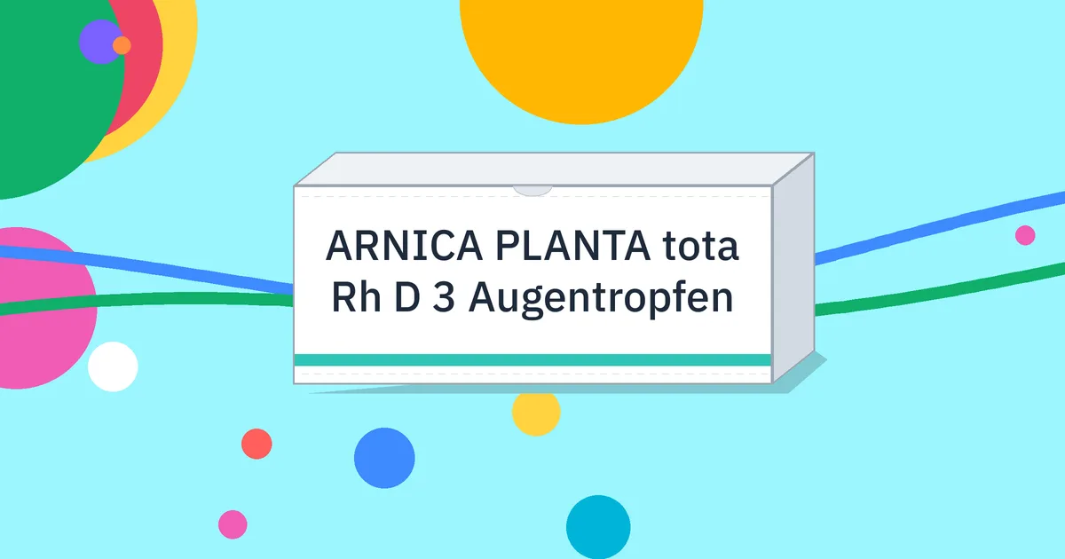 Symbolbild: Packung mit der Aufschrift ARNICA PLANTA tota Rh D 3 Augentropfen (PZN 01572069) – Verfügbarkeit und Bezug in Apotheken in Frankfurt am Main