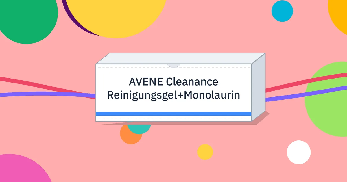 Symbolbild: Packung mit der Aufschrift AVENE Cleanance Reinigungsgel+Monolaurin (PZN 10057863) – Verfügbarkeit und Bezug in Apotheken in Frankfurt am Main