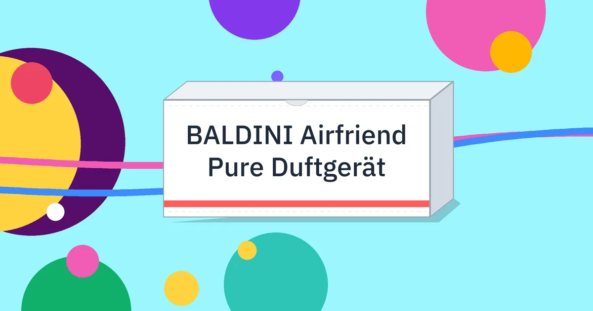 Symbolbild: Packung mit der Aufschrift BALDINI Airfriend Pure Duftgerät (PZN 18756419) – Verfügbarkeit und Bezug in Apotheken in Frankfurt am Main