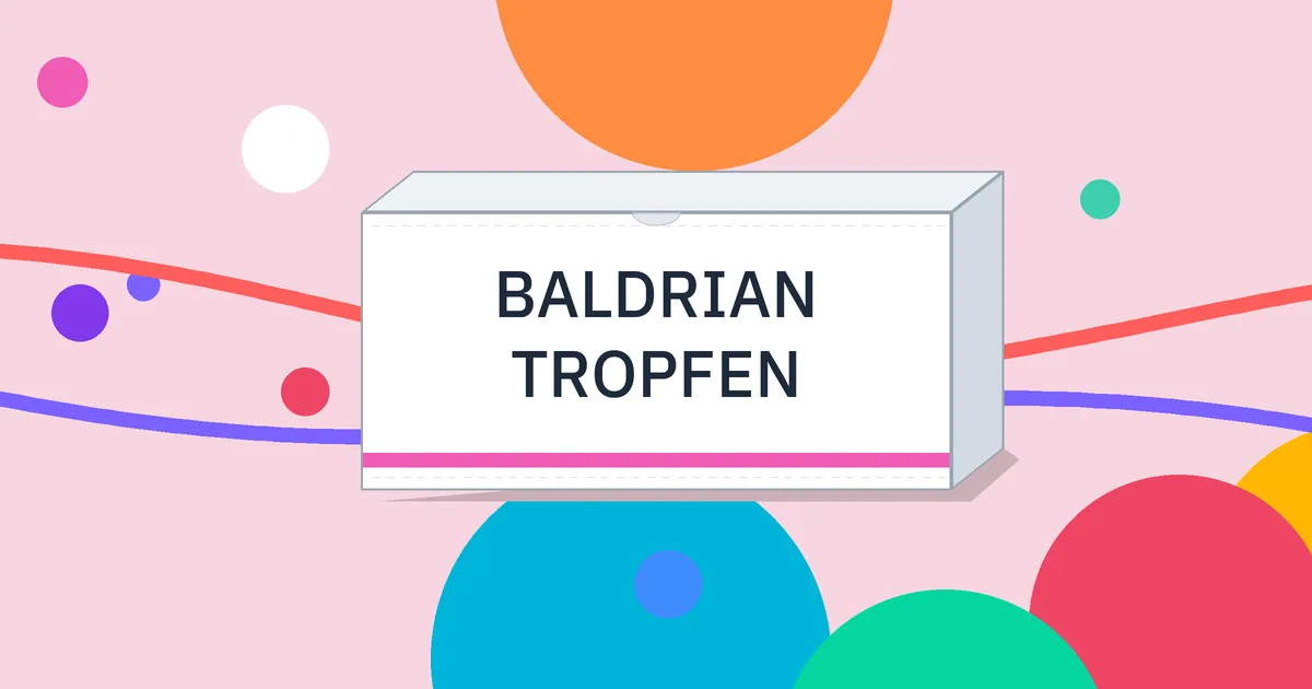 Symbolbild: Packung mit der Aufschrift BALDRIAN TROPFEN (PZN 10522449) – Verfügbarkeit und Bezug in Apotheken in Frankfurt am Main