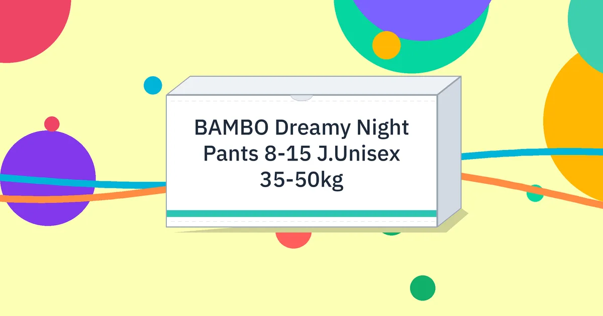 Symbolbild: Packung mit der Aufschrift BAMBO Dreamy Night Pants 8-15 J.Unisex 35-50kg (PZN 19125394) – Verfügbarkeit und Bezug in Apotheken in Frankfurt am Main
