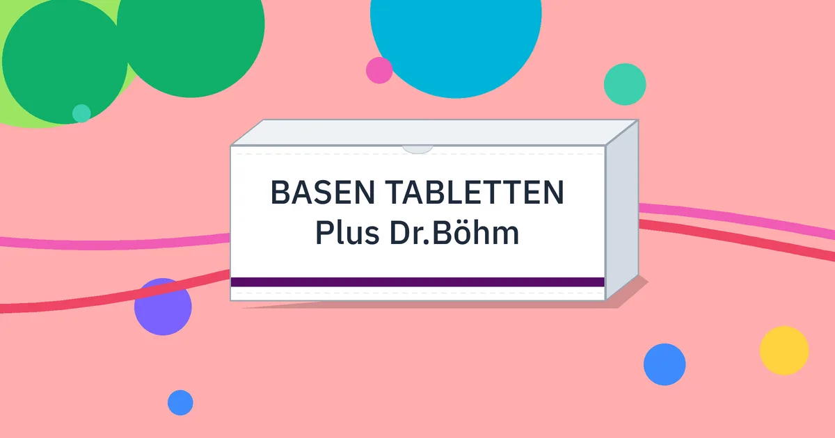 Symbolbild: Packung mit der Aufschrift BASEN TABLETTEN Plus Dr.Böhm (PZN 04037595) – Verfügbarkeit und Bezug in Apotheken in Frankfurt am Main
