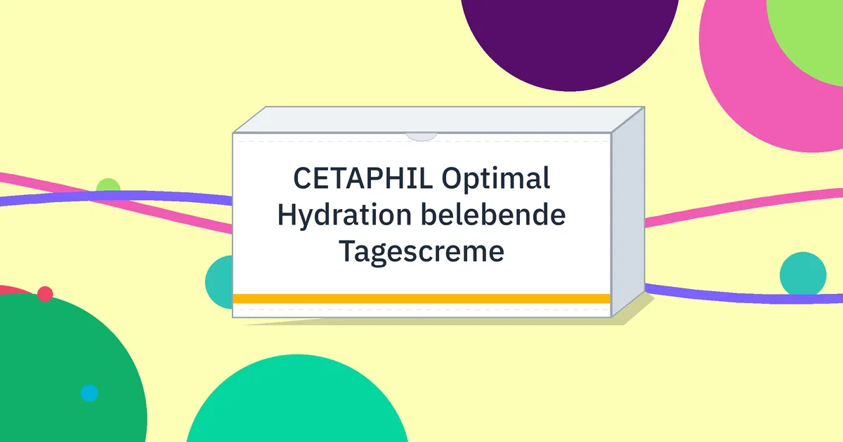 Symbolbild: Packung mit der Aufschrift CETAPHIL Optimal Hydration belebende Tagescreme (PZN 20007435) – Verfügbarkeit und Bezug in Apotheken in Frankfurt am Main