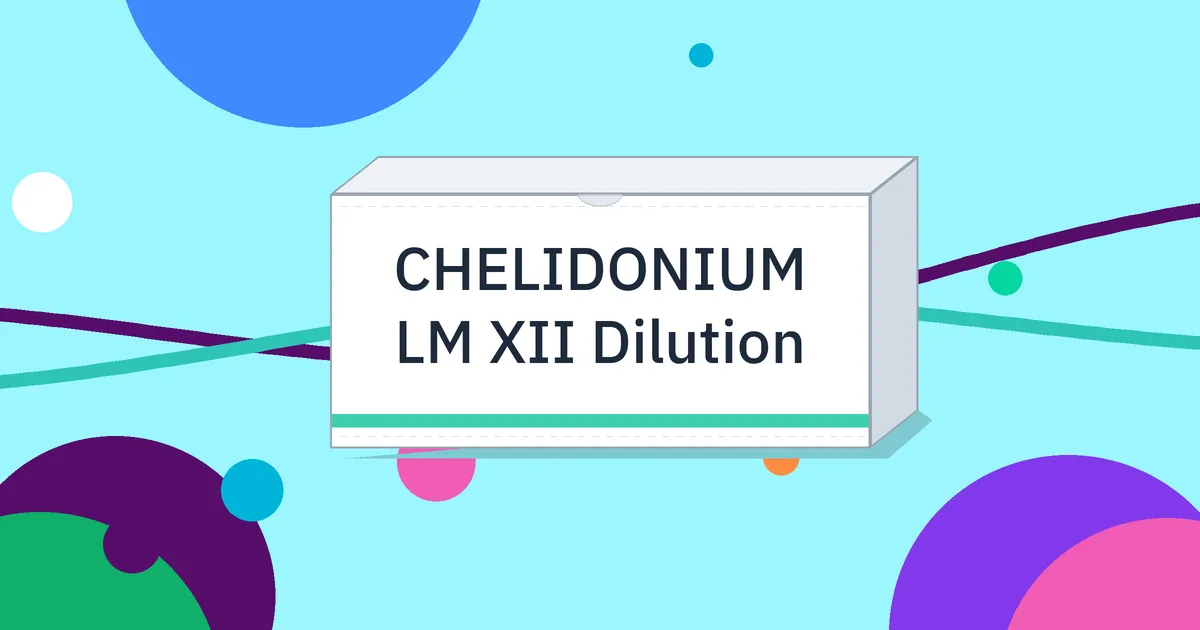 Symbolbild: Packung mit der Aufschrift CHELIDONIUM LM XII Dilution (PZN 02674205) – Verfügbarkeit und Bezug in Apotheken in Frankfurt am Main