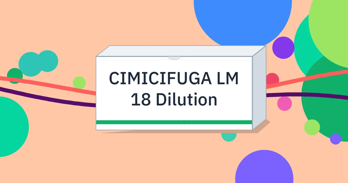 Symbolbild: Packung mit der Aufschrift CIMICIFUGA LM 18 Dilution (PZN 02601531) – Verfügbarkeit und Bezug in Apotheken in Frankfurt am Main